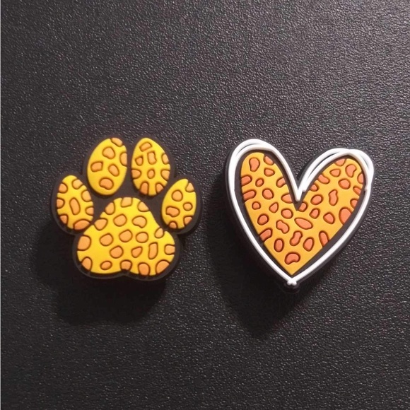 CROCS | Jewelry | Cheetah Print Croc Charm Set | Poshmark